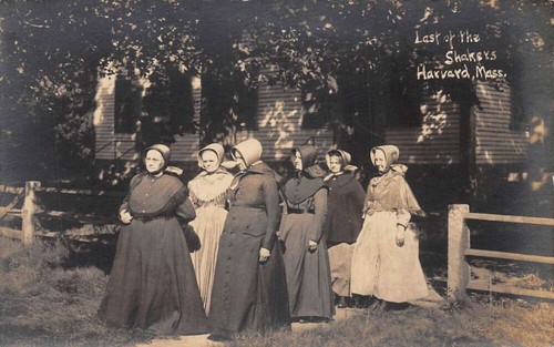 Harvard Massachusetts Last of the Shakers Real Photo Vintage Postcard ...