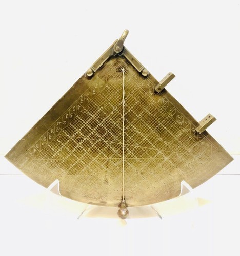 9th Century Medieval Arabic Celestial Sine Quadrant / Brass Astrolabe ...