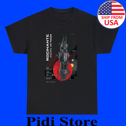 Tachi Rocinante Roci Ship Expanse Cult Series Men's Black Size S to 3XL ...