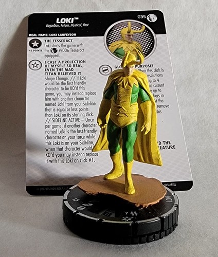 Marvel Heroclix Disney+ Plus 035 Old Loki Rare | eBay