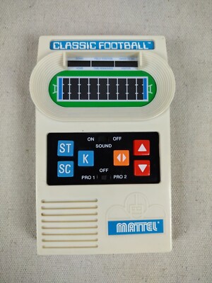 Classic Football Mattel (2000) Retro Handheld Games