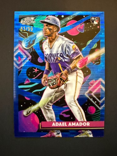2025 Topps Cosmic Chrome - ADAEL AMADOR (RC) - Blue Moon Refractor /99 ...