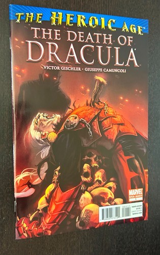 DEATH OF DRACULA #1 (Marvel Comics 2010) -- 1st Appearance XARUS -- NM ...