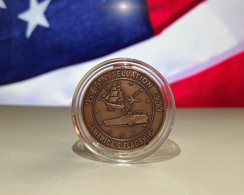 USS Constellation (CV 64) Challenge Coin (Copper) | eBay