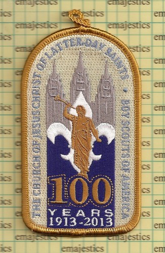 BSA MORMON LDS 2013 100TH YEAR ANNIVERSARY PATCH | eBay