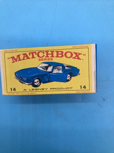 Matchbox 14 ISO Grifo In The Original E4 Box New | eBay
