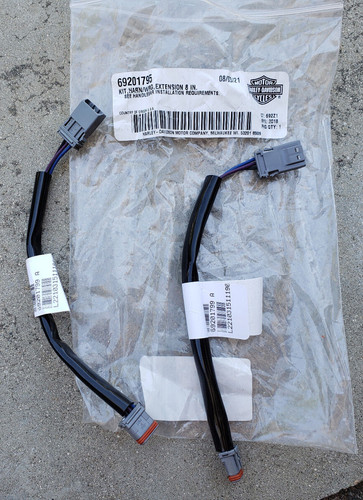Genuine OEM Harley-Davidson Wiring Harness Kit 8" Extension 69201795 ...