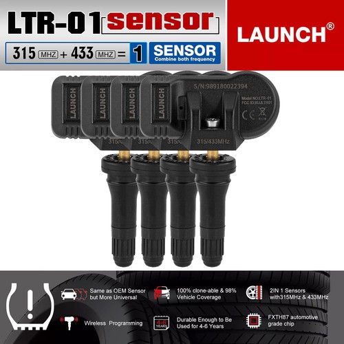 LAUNCH LTR-03 RF Sensor TPMS Tire Pressure Monitor System Program 315&433MHz | eBay