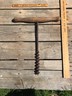 Primitive Antique Auger , Drill Wood Bit, Handmade Handle | eBay