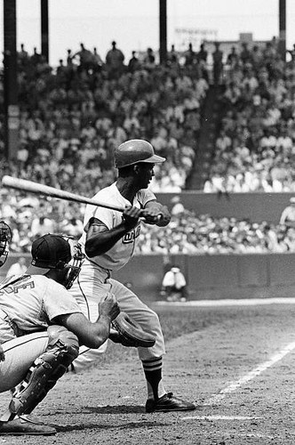 Curt Flood Of The St Louis Cardinals Bats 1964 Old Baseball Photo 3 | eBay