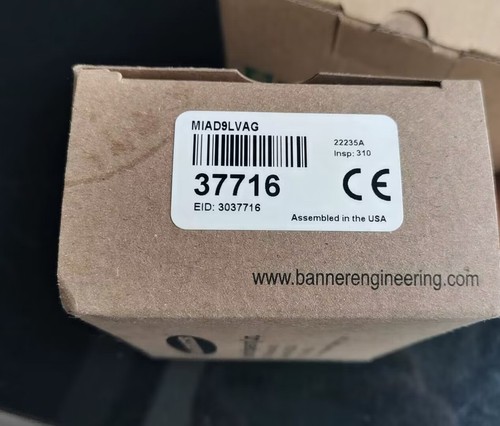 BANNER MIAD9LVAG 37716 SENSOR NEW IN BOX . DHL/FEDEX/UPS | eBay