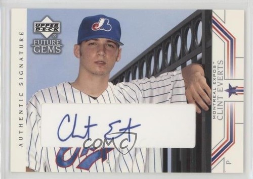 2002 Upper Deck Prospect Premieres Future Gems Clint Everts #97 Rookie ...