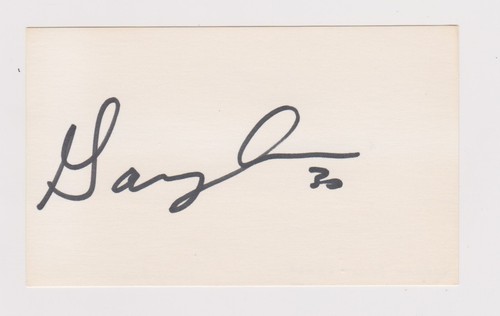 Gary Ingram - Signed 3x5 - Debut 1994 - Dodgers | eBay