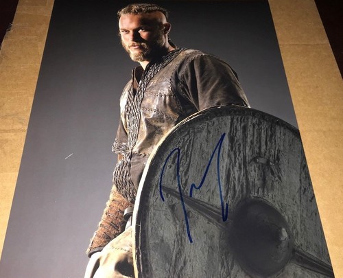Travis Fimmel Vikings Actor Hand Signed 11x14 Autographed Photo COA 3 ...