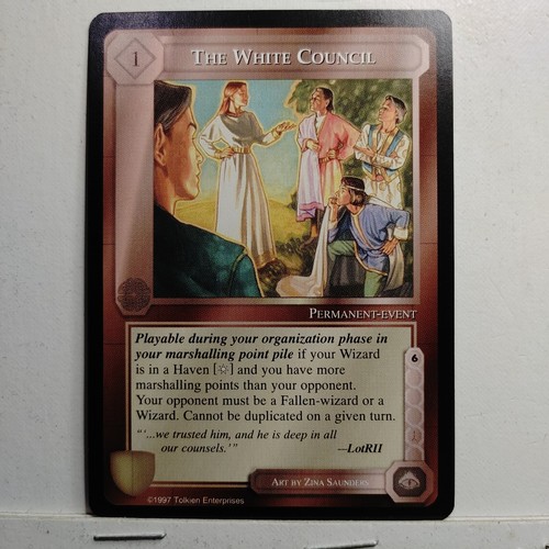 MECCG "THE WHITE HAND"--- THE WHITE COUNCIL --- NM / MINT | eBay
