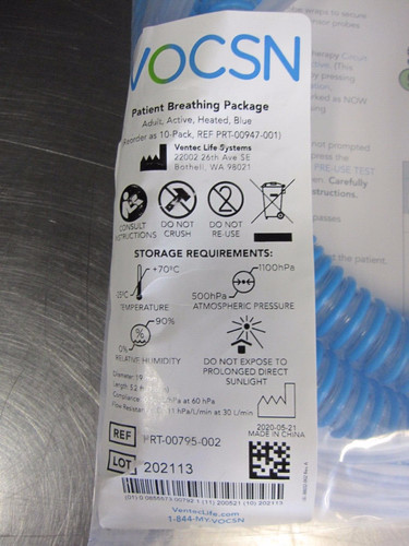 PRT-00795 -002 VOCSN - PATIENT BREATHING PACKAGE - NEW 10 pack | eBay