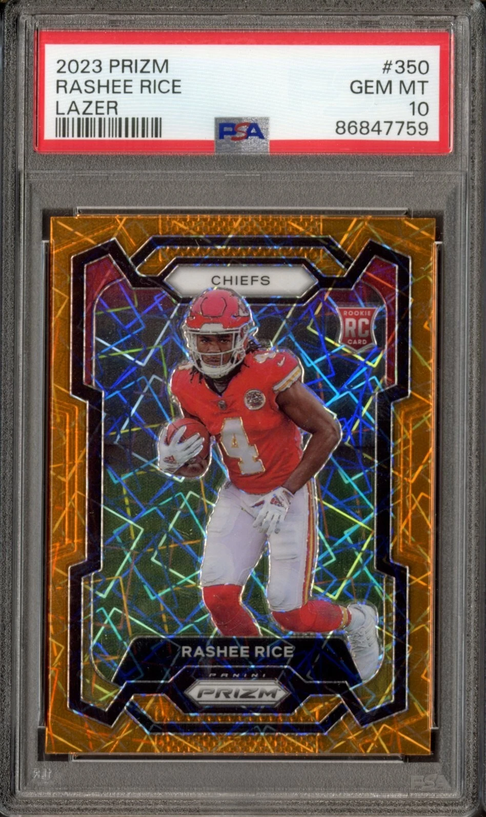 Rashee Rice 2023 Prizm #350 Lazer PSA 10 Price Guide - Sports Card Investor