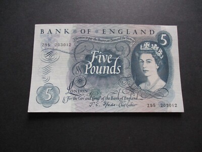 Bank Of England 5 Note for sale | eBay
