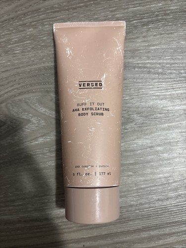 Versed Buff It Out AHA Exfoliating Body Scrub - Lactic Acid Scratched ...