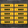 Do Not Touch sticker warning caution tool label danger vinyl business ...