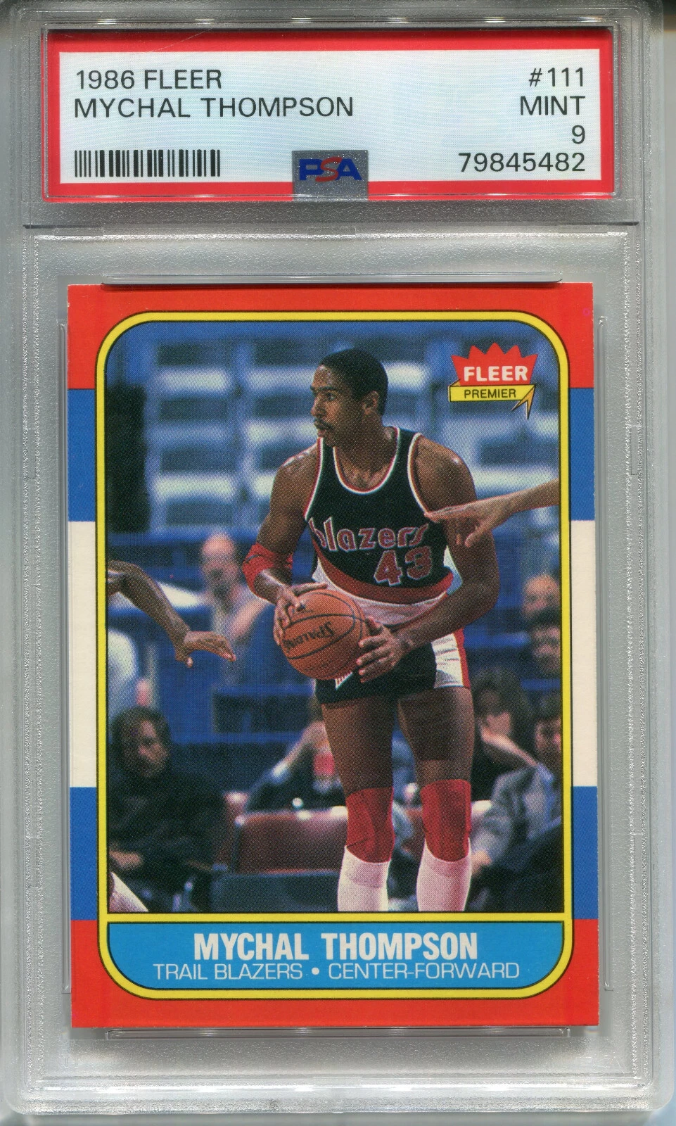 Mychal Thompson 1986 Fleer #111 Base Price Guide - Sports Card Investor