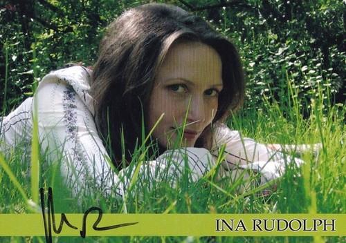 Autographe Actrice | Ina RUDOLPH | Années 2000 (Portrait Couleur) Site ...