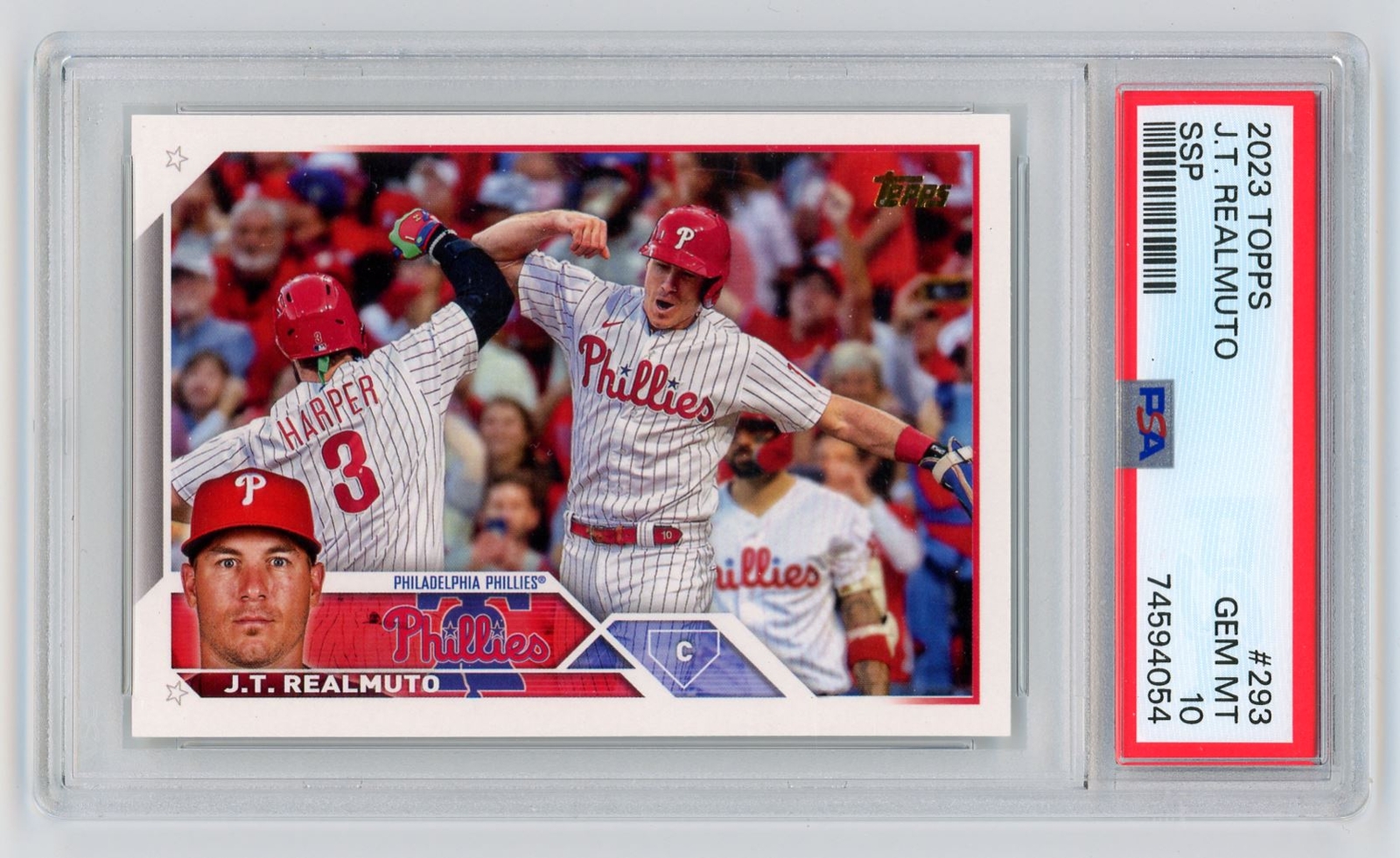 JT Realmuto 2023 Topps #293 Golden Mirror Image Variation /(SSP) Price ...