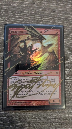 Foil DragonMaster Outcast Altered By Artist MTG | eBay