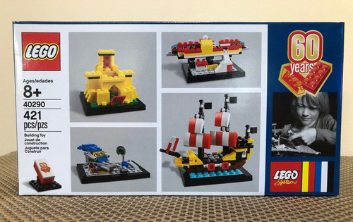 LEGO 60 Years of Bricks Exclusive 40290 New Factory Sealed Set | eBay