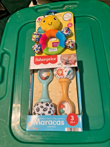 Fisher Price & First Years Baby Rattles, Total of 2 Rattles, New | eBay