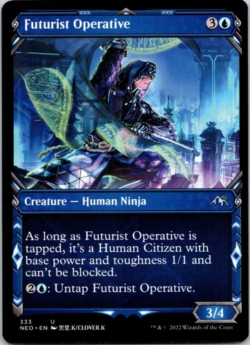 Futurist Operative (Showcase) U Kamigawa: Neon Dynasty 333 NM | eBay