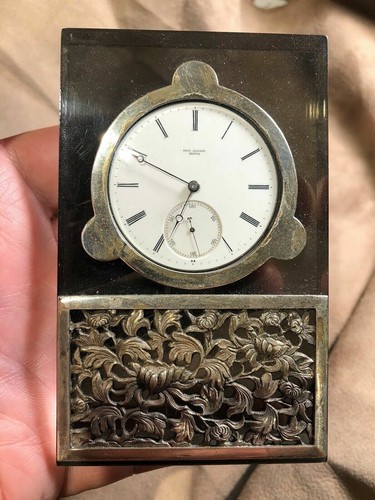 Paul Jaccard Geneva Table watch Antique KW/KS pocket watch movement ...