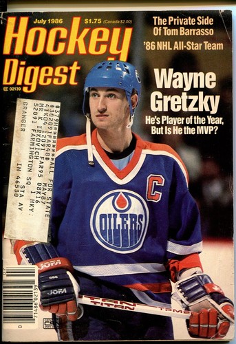 July 1986 Hockey Digest Magazine - Wayne Gretzky Edmonton Oilers Rare ...