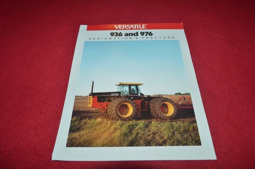 Versatile 936 976 Tractor Dealer's Brochure YABE18 | eBay