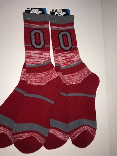 2 pairs of FBF Ohio state socks size large brand new | eBay
