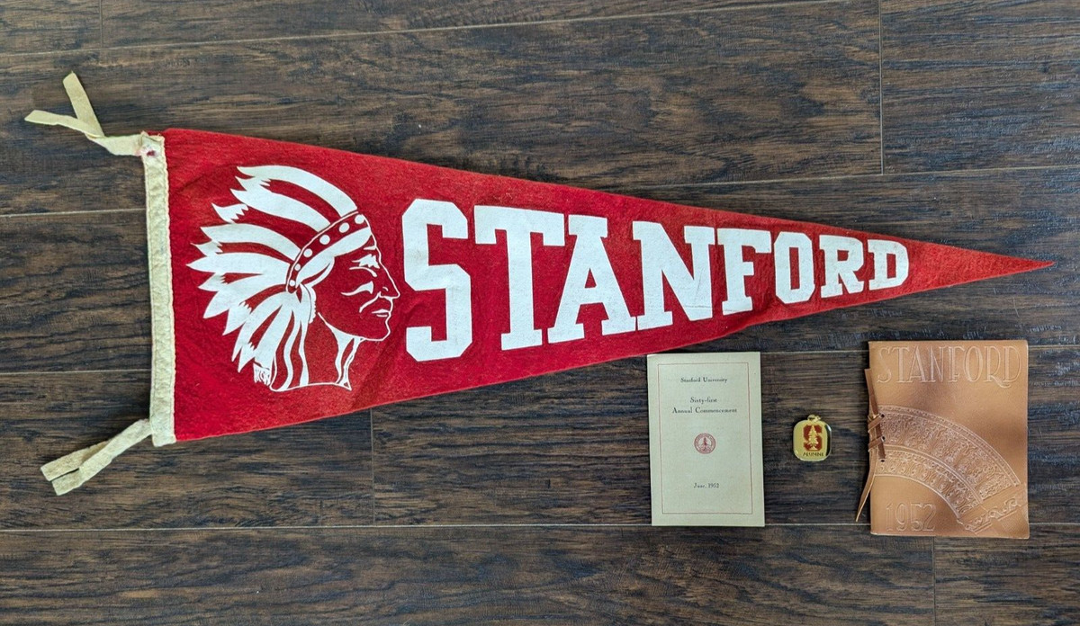 Banderín De La Universidad De Stanford Diseño De Mascota Con Forma
