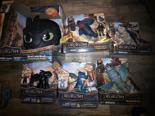 Lot Of 6 New How To Train Your Dragon Toothless,deadly Nadder,toothless ...