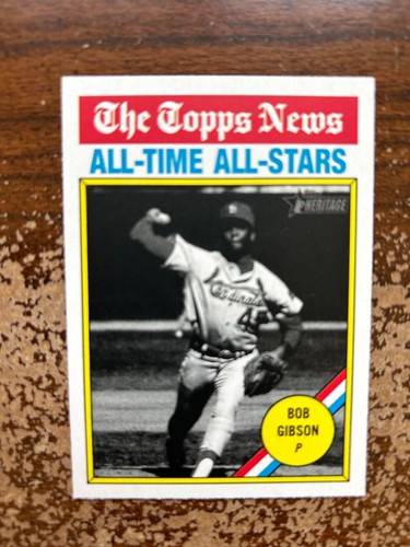Bob Gibson, The Topps News All-Time All-Stars #342 - 2025 Topps ...
