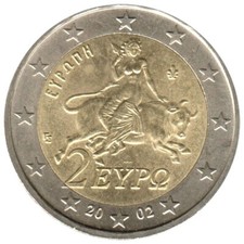 Grèce 2 Euro 2002 - pieces-euro.tv - Le catalogue en ligne des monnaies
