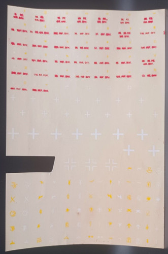 Unknown | No. ? | 1:35 WW2 German Armor Decals | eBay