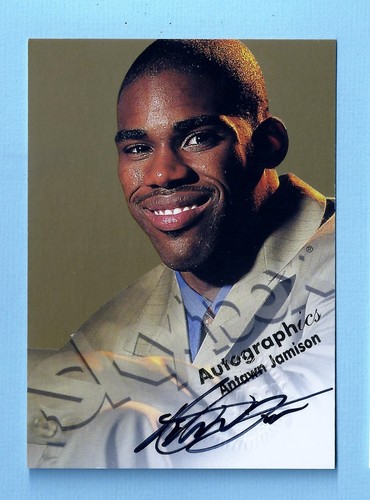 ANTAWN JAMISON 1998/99 SKYBOX PREMIUM AUTOGRAPHICS SIGNATURE AUTOGRAPH ...