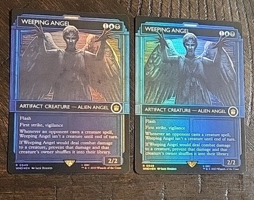 MTG - (2×) Weeping Angel Showcase Doctor Who Foil #549 - Unplayed | eBay