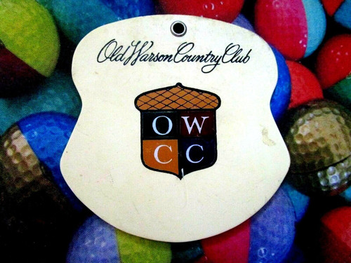 vtg - PGA Golf Bag Tag - OLD WARSON COUNTRY CLUB cc - St. Louis Ladue ...