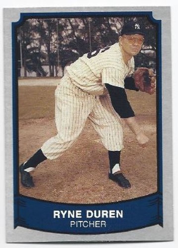 1989 Pacific Baseball Legends 141 Ryan Duren Baseball New Your Yankees ...