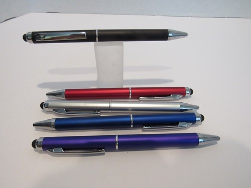 SET OF 5 STYLER Conductive Stylus Touch Screen Plastic Ballpoint Pens 2 ...