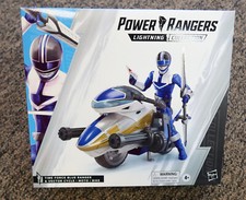 Power Rangers Lightning Time Force Blue Ranger and Vector Cycle
