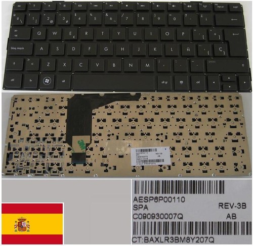 Spanish Qwerty Keyboard HP Envy 13-1000 578467-071, AESP6P00110 ...