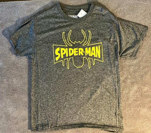 Marvel - Spiderman - Boys Wicking T-Shirt - Grey Heather- Sizes XL ...