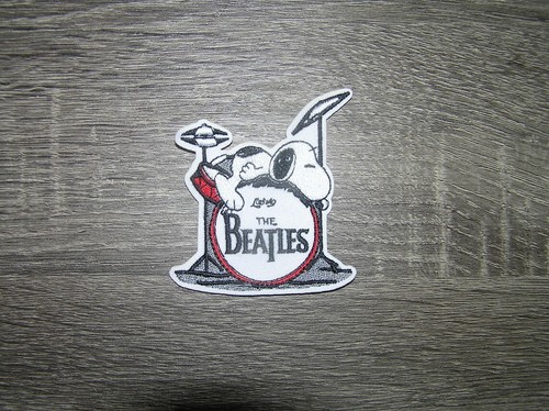 Snoopy & The Beatles The Peanuts Cartoon Embroidered Iron On Patch 2.75 ...