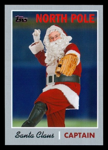 2024 TOPPS HOLIDAY SANTA CLAUS #TSA-70 THE SANTA ARCHIVES 1970 DESIGN ...